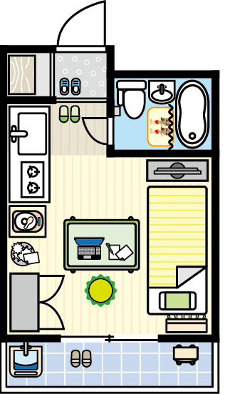 Layouts of Japanese apartment 2– What’s is the difference to 1R, 1K ...